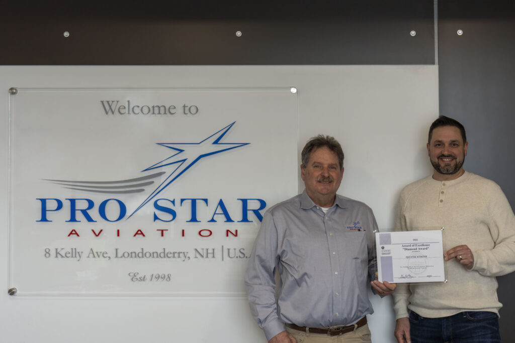 Pro Star Aviation Receives FAA Diamond Award - Pro Star Aviation